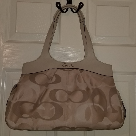 Coach | Bags | Coach Cream Colored Shoulder Bag | Poshmark